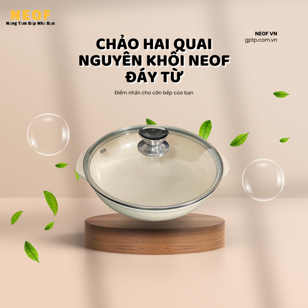 CHẢO ĐÚC 2 QUAI CHỐNG DÍNH NEOF Đáy Từ - CĐ2Q-20ĐT - Be - Gia Phát ...